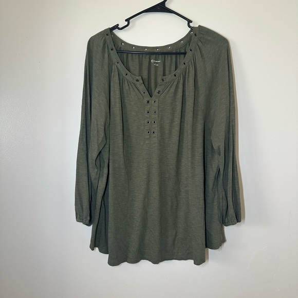 Catherines | Tops | New Directions Womens Top Size L Lightweight | Poshmark